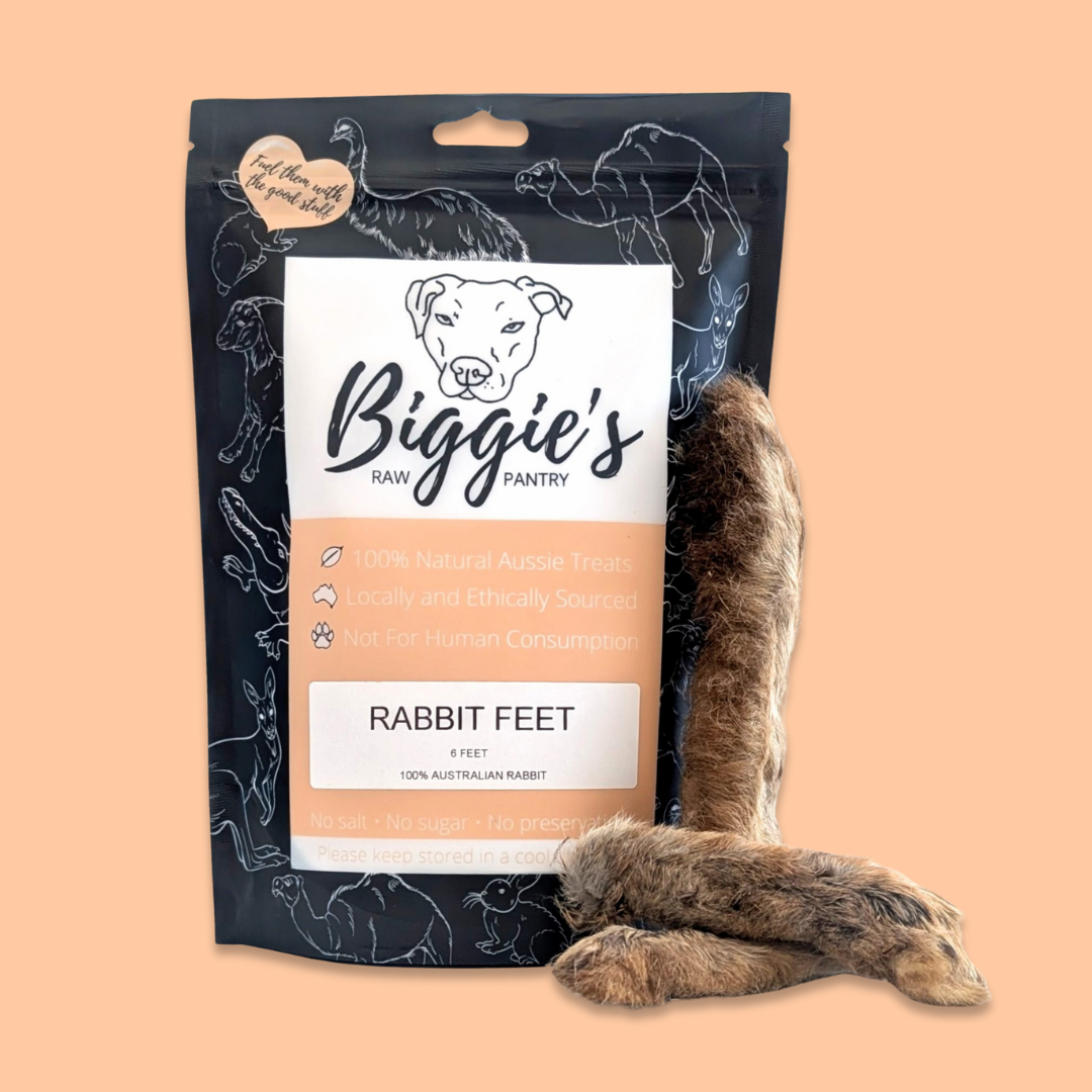 Rabbit Feet with Fur for Dogs - Gut Health, Calcium & Natural Worming ...