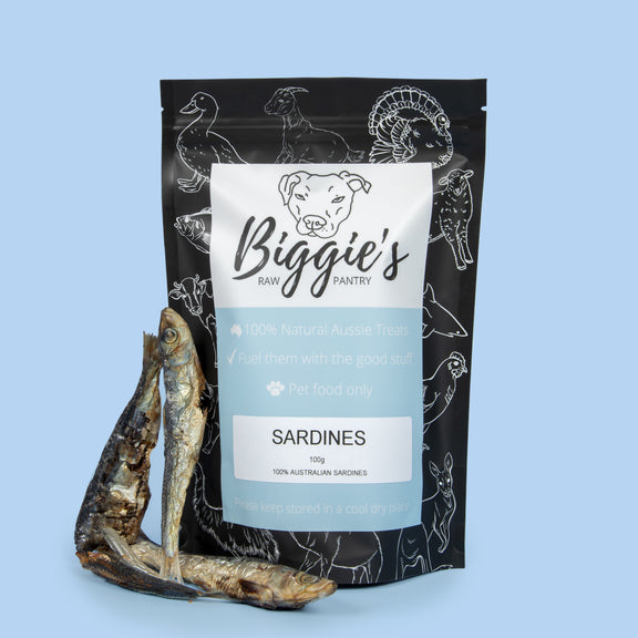 Sardines for Dogs & Cats – Omega-3 Rich Whole Fish Treats – Biggie's ...